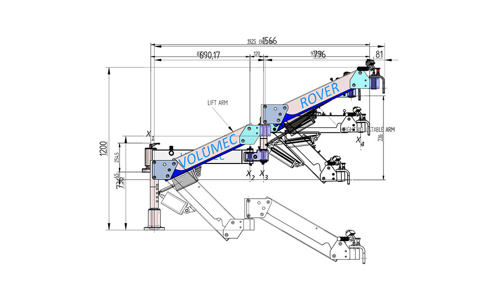 Volumec S.r.l. - Production Manipulators Rover 02 for move and rotate parts